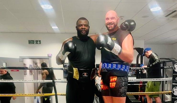 Congolese Boxer Martin Bakole Spars With Champion Tyson Fury - The ...