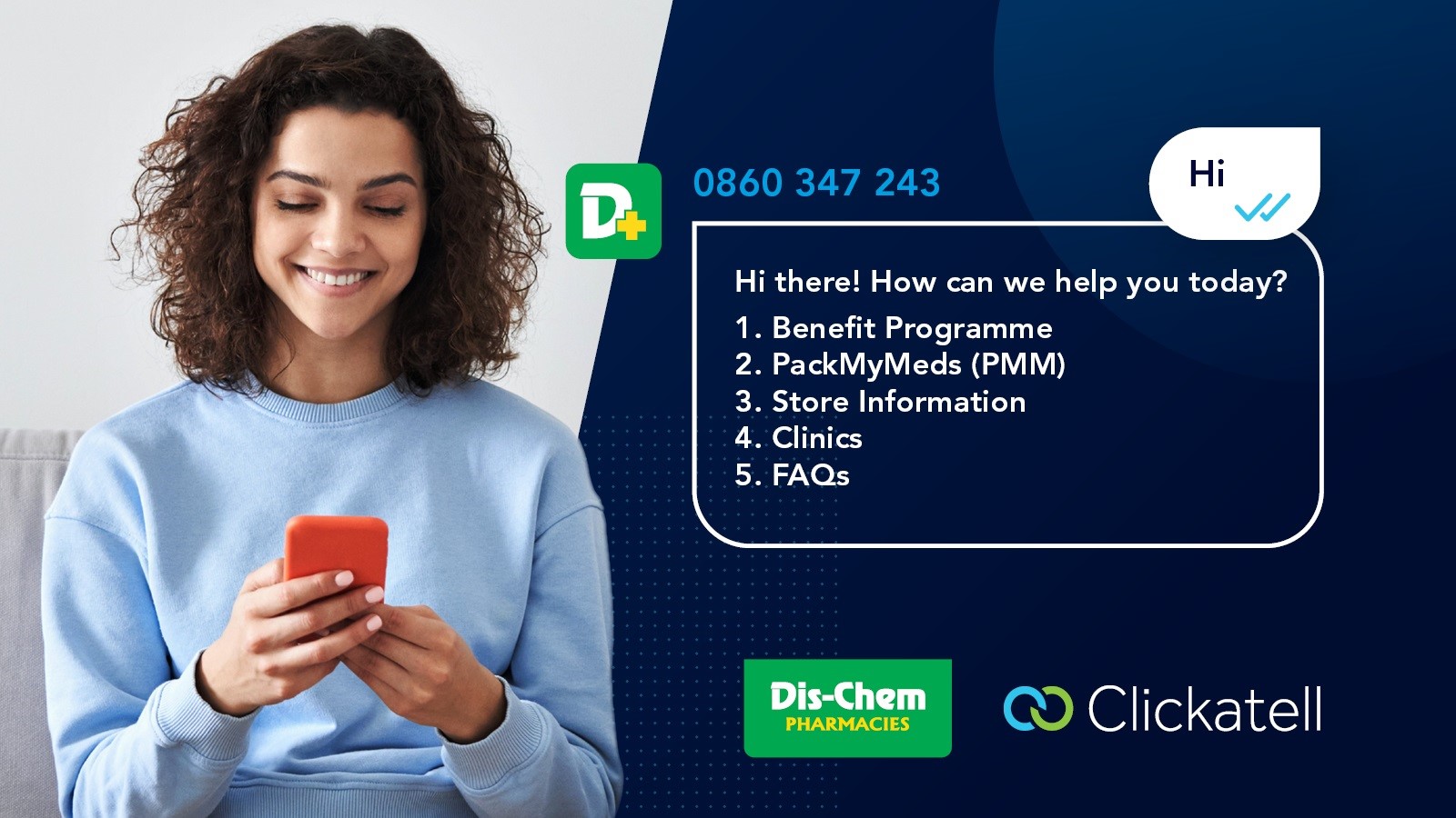 Just Say 'Hi' On WhatsApp To Get Your Meds, Self-Help From Dis-Chem ...