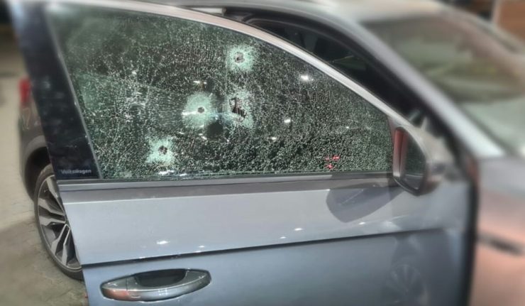 Botched Hijacking: Male Victim Shot In The Leg, Car Left Riddled With ...