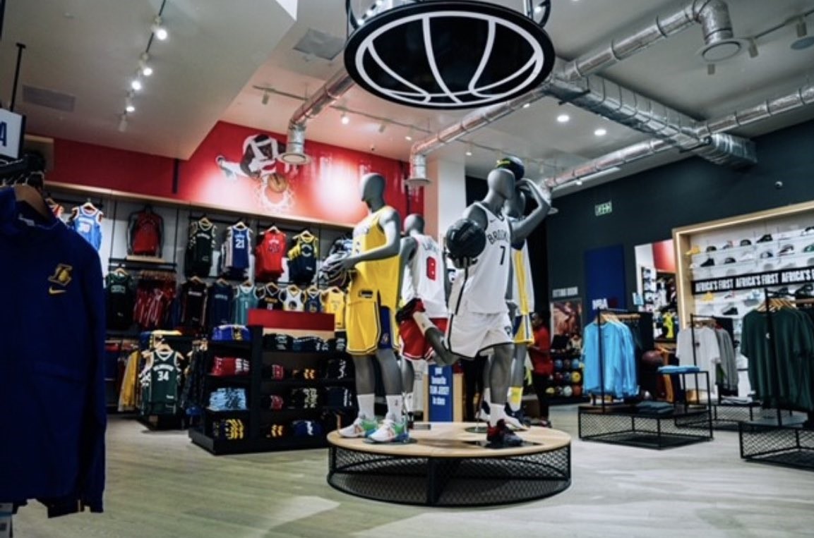 First NBA Store In Africa Opens In Sandton City, Photo Treat For Fans ...