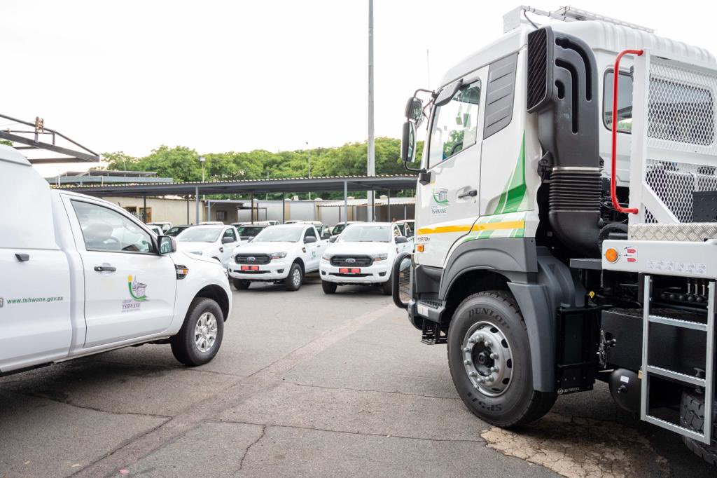 City Of Tshwane Unveils Fleet Of Over 230 New Vehicles - The Bulrushes