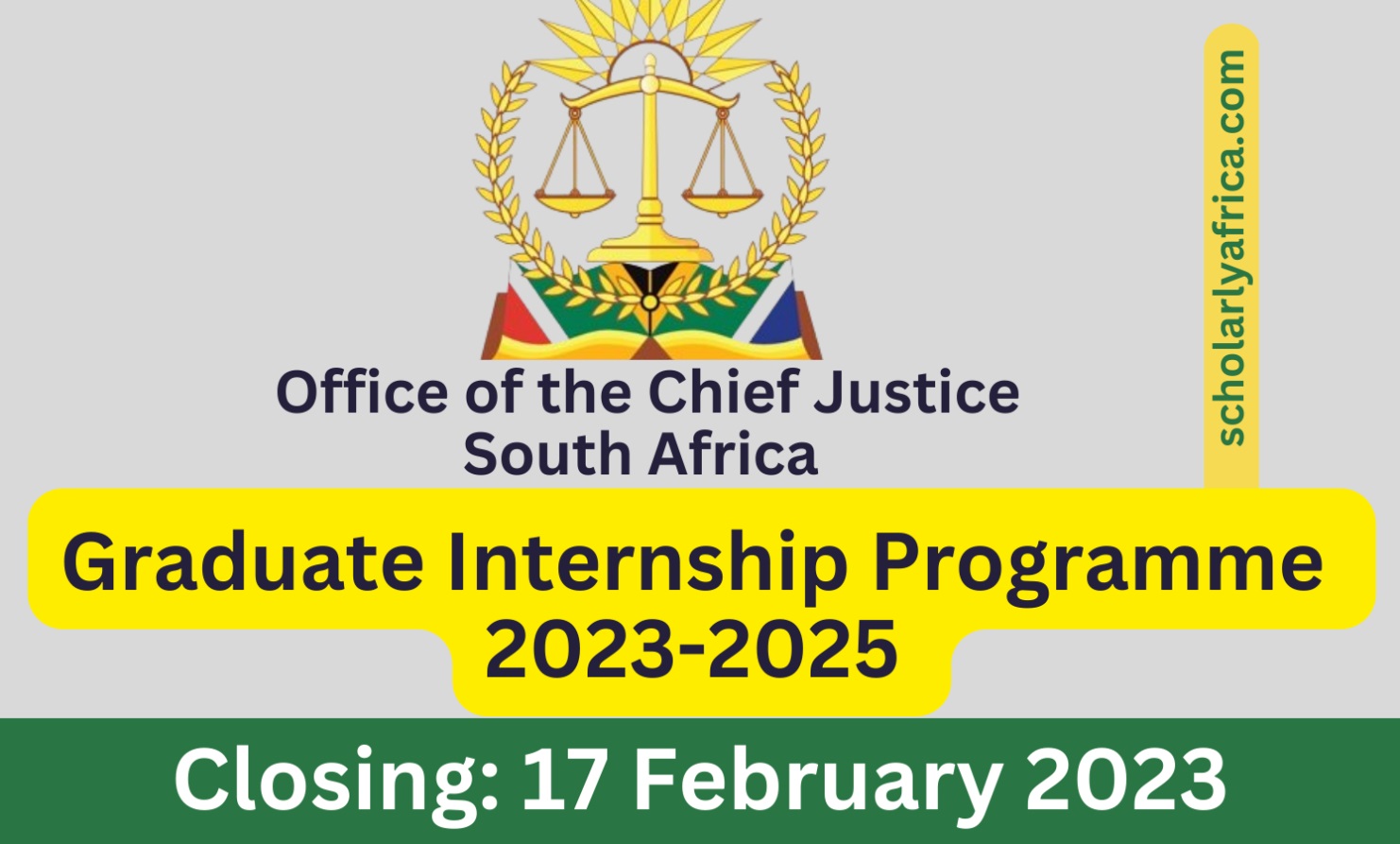 Graduate Internship Programme 2023/24: Chief Justice Invites ...