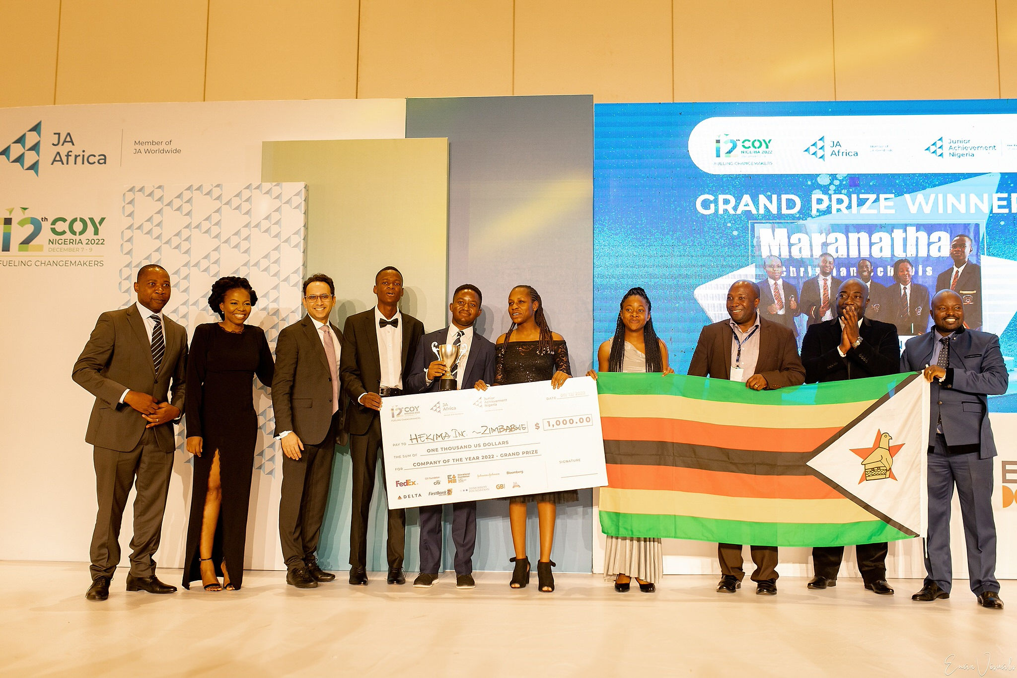 JA Zimbabwe Students Win 2023 De La Vega Global Entrepreneurship Award ...