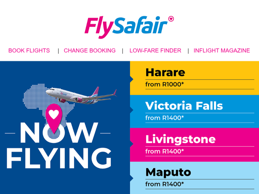 FlySafair Offers Great Deals On Flights To Vic Falls, Livingstone ...