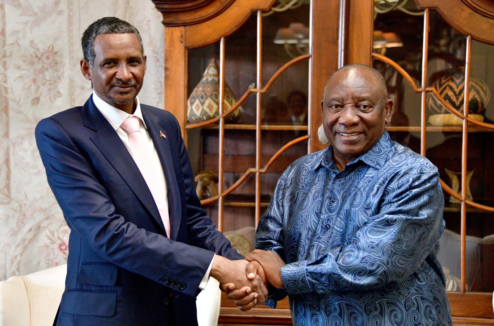 Peace Mission: SA President Cyril Ramaphosa Met Sudan Rapid Support ...