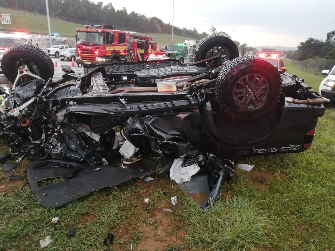Jaws Of Life Used To Free Driver Of Ford Raptor After N1 Crash - The ...
