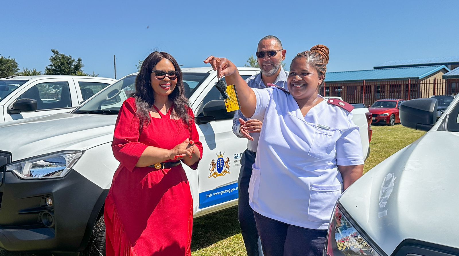 Gauteng Health MEC Nomantu Nkomo-Ralehoko Hands Over New Vehicles For ...