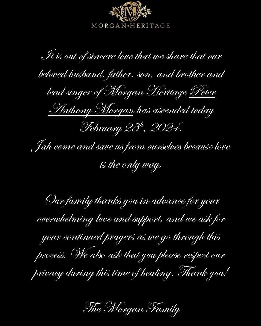 Reggae World In Shock After Untimely Death Of Peter Morgan - The Bulrushes