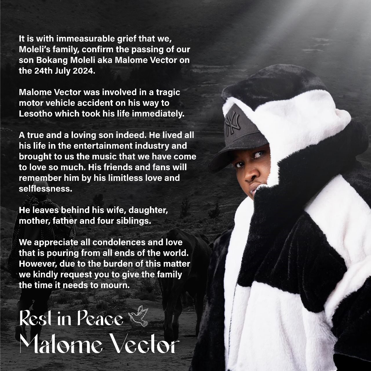 Deadly Free State Crash: Condolences Pour In For Rapper Malome Vector ...