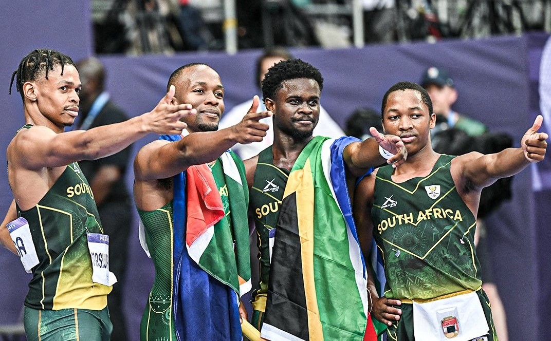 Paris Olympics 2024: South Africa Wins Silver In Men's 4X100 Relay ...