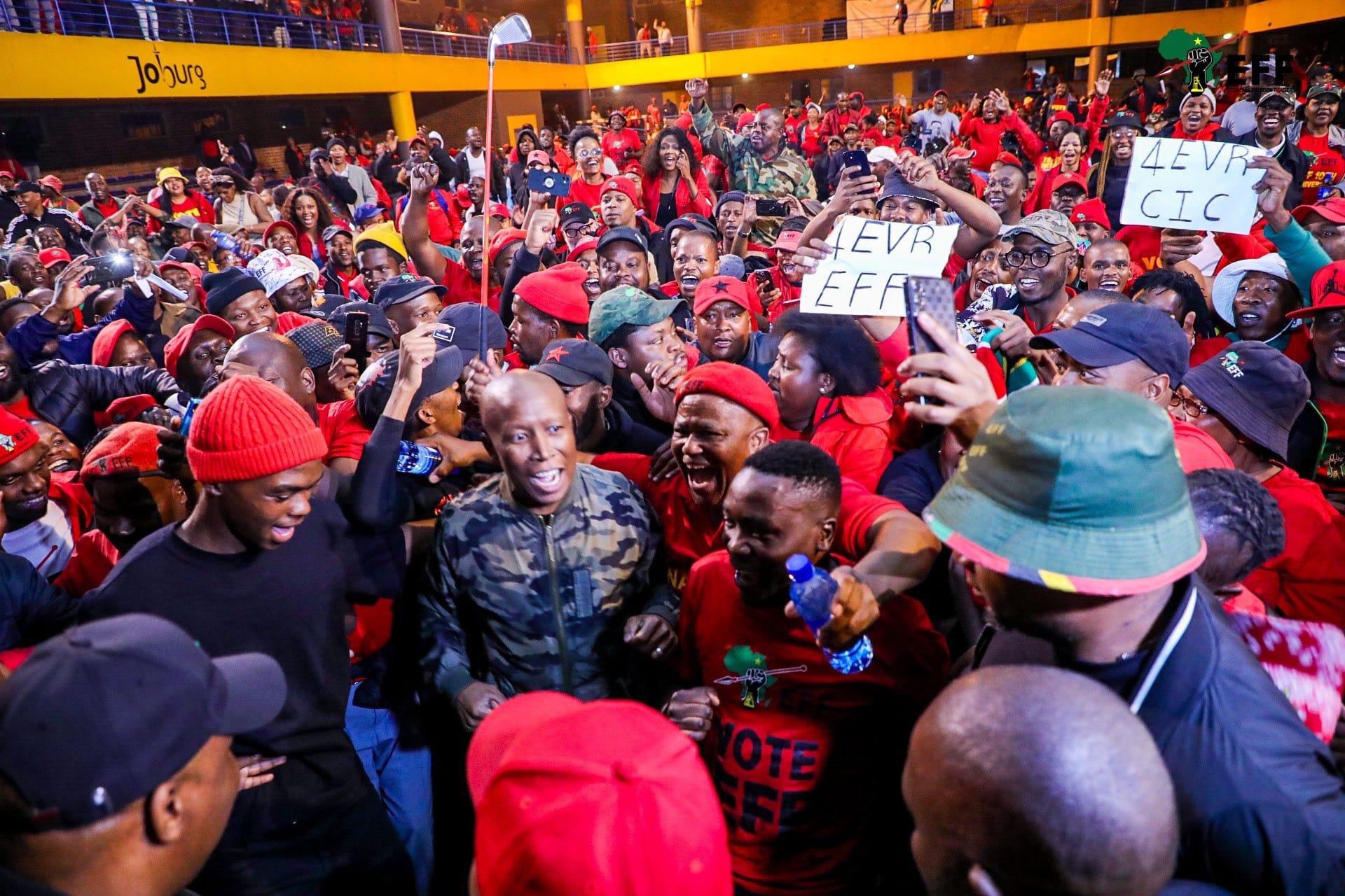 EFF In Gauteng Rallies Around Julius Malema After Floyd Shivambu's Exit To Join MK Party - The ...