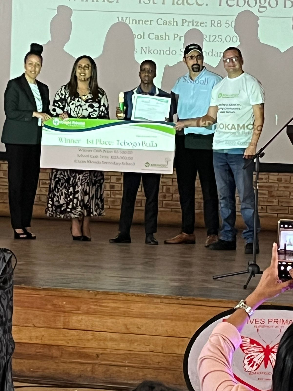Essay Writing Competition Winner Tebogo Bulla Gifts His Soweto School ...