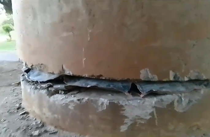 What Is Going On Under President Steyn Bridge, Have The Pillars Been ...