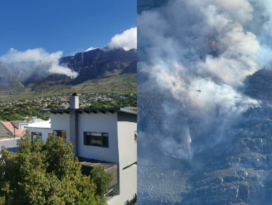 SANParks Battles Fire On Table Mountain, Visitors Warned To Avoid The ...