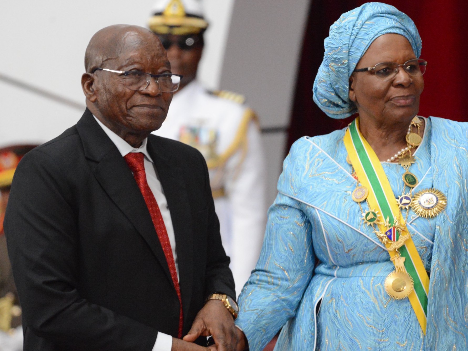 MK Party Accuses GNU Of 'Erasing' Zuma’s Presence At Namibian President ...