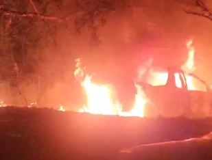 Deadly Chatsworth Inferno: Man Burns To Death After Car Hits Tree ...