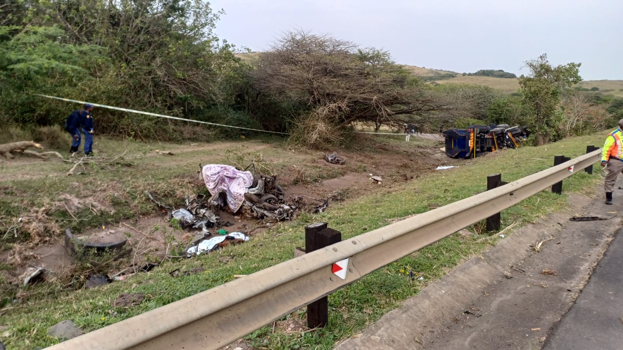 KZN Road Carnage: 6 Die In Vehicle Crash Along N2 Between Amatigulu And ...