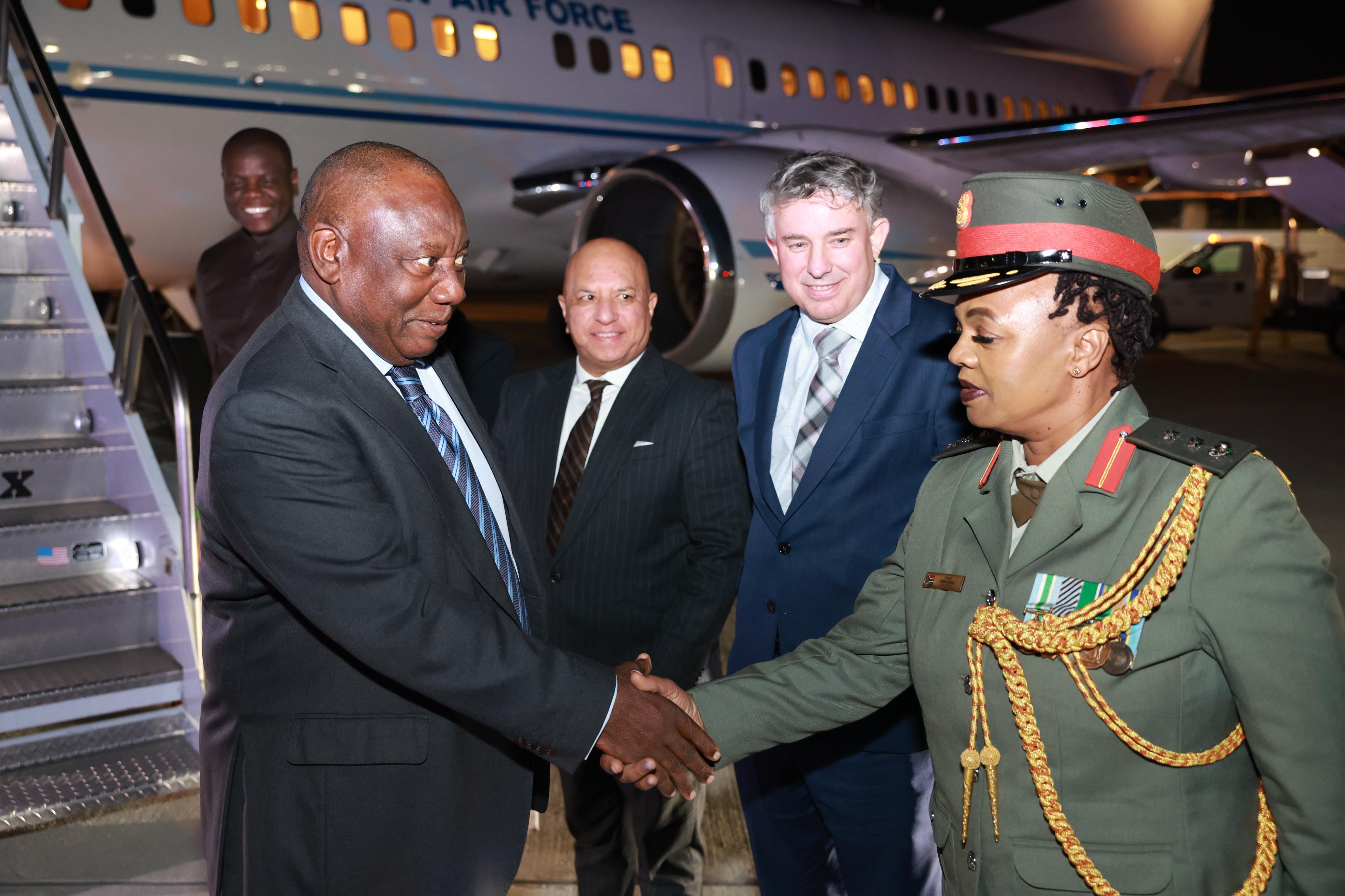 President Cyril Ramaphosa Arrives In New York For United Nations ...