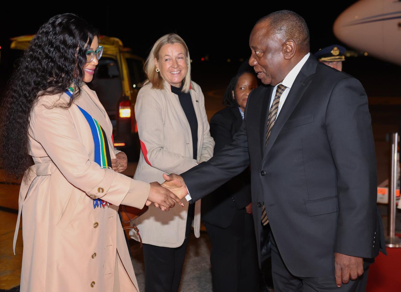 President Ramaphosa Arrives In Brussels, Kingdom Of Belgium - The Bulrushes