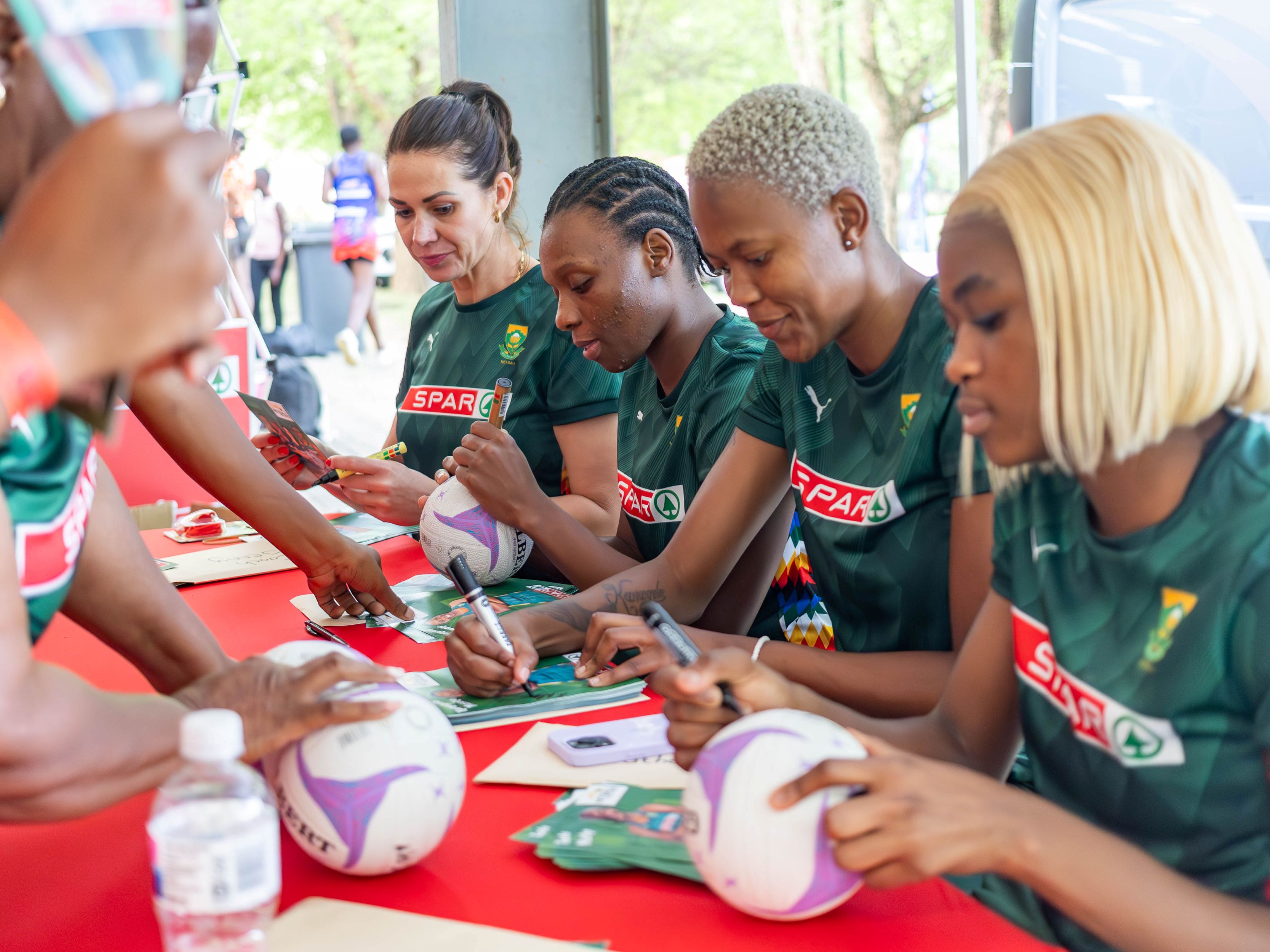 SPAR Proteas Conduct Netball Clinic In Mbombela For Over 200 Learners ...