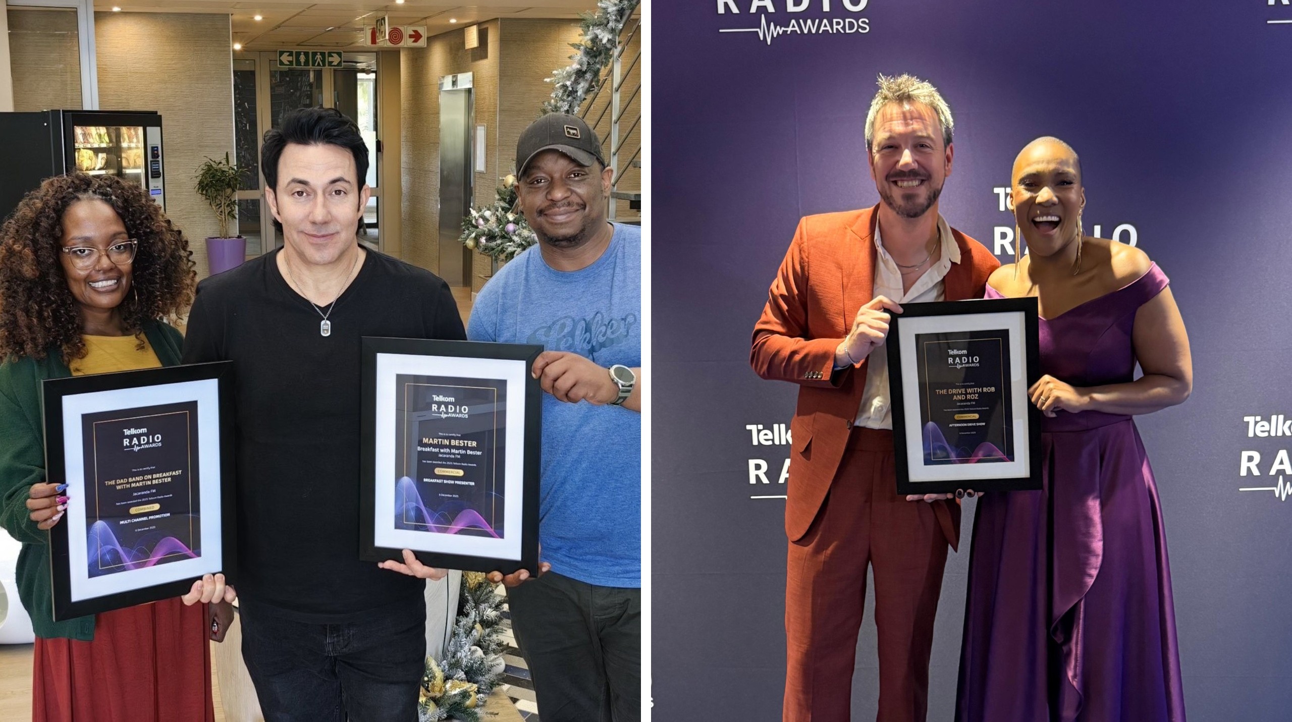 Telkom Radio Awards 2025: Jacaranda FM’s Breakfast And Drive Shows ...