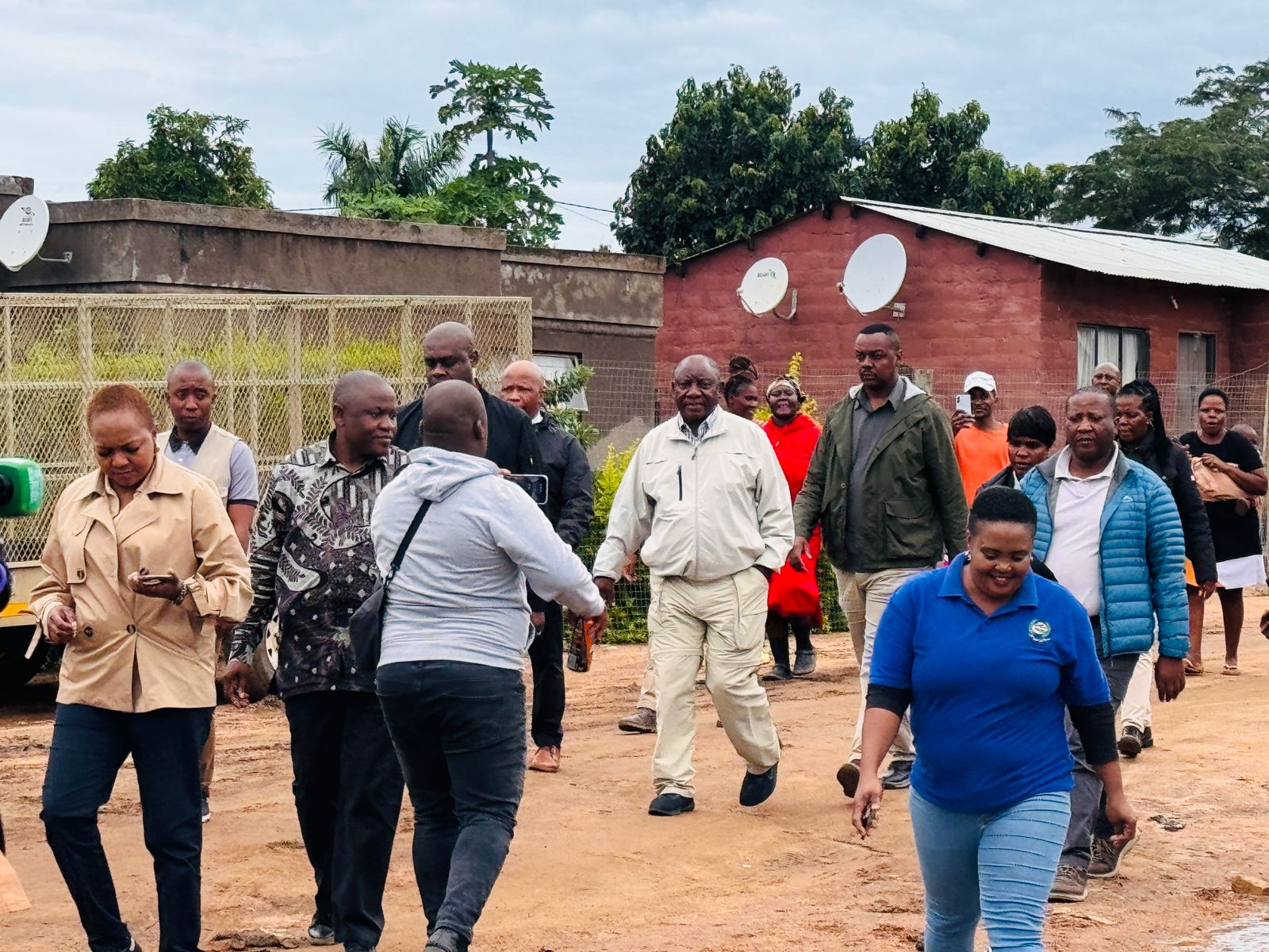 President Ramaphosa Visits Mpumalanga To Inspect Flood Damage, Assist ...